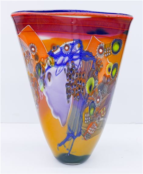 Wes Hunting | LARGE AQUARIUM GLASS VASE (1956) | MutualArt