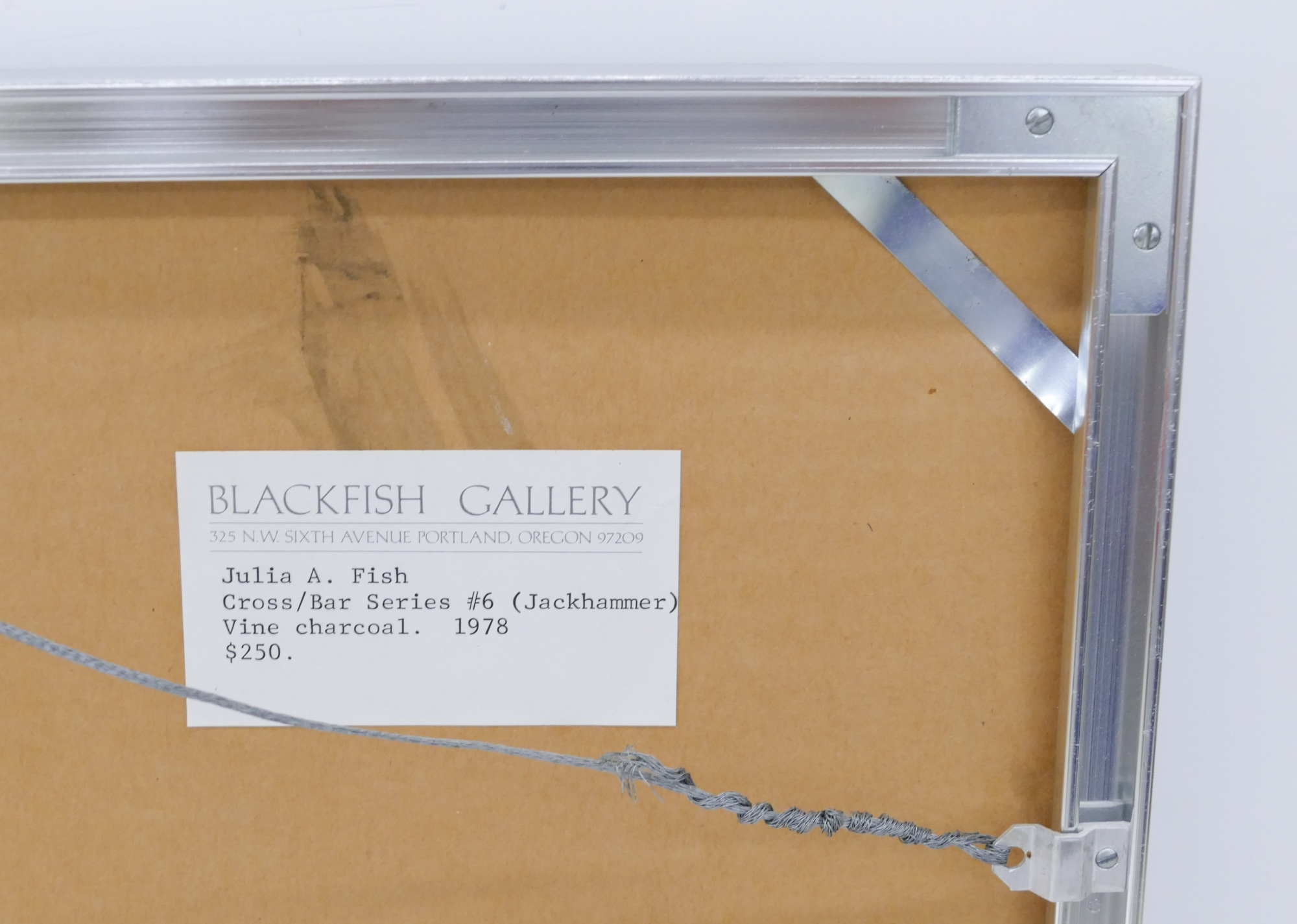 Julia Fish | ''#6 JACKHAMMER'' (CROSS/BAR SERIES) (1978) | MutualArt