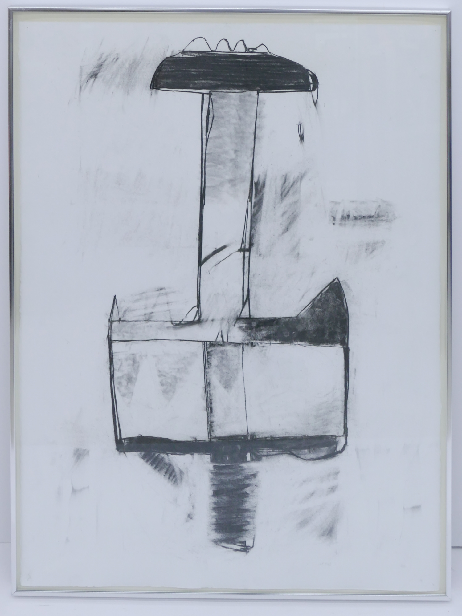 Julia Fish | ''#6 JACKHAMMER'' (CROSS/BAR SERIES) (1978) | MutualArt