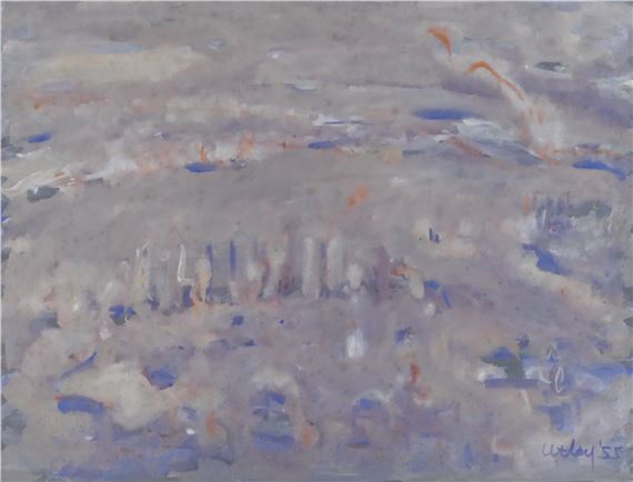 Windsor Utley | ''UNTITLED'' (LAKE UNION) (1955) | MutualArt