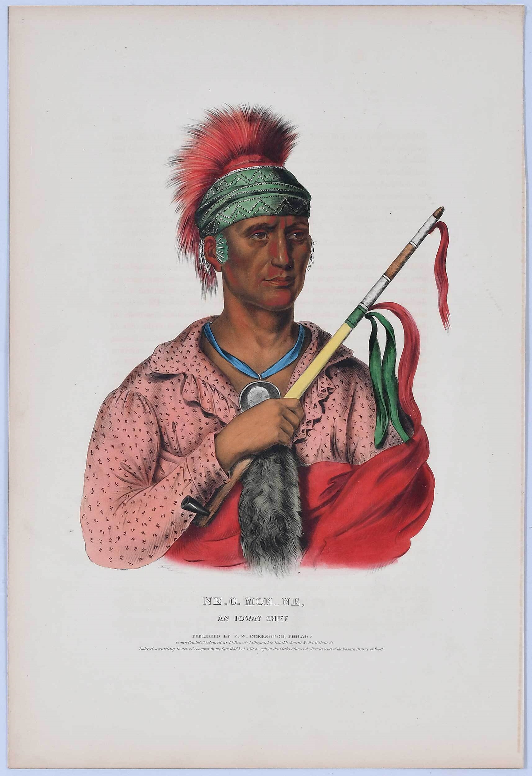 Thomas McKenney & James Hall | Three McKenney and Hall Native American ...