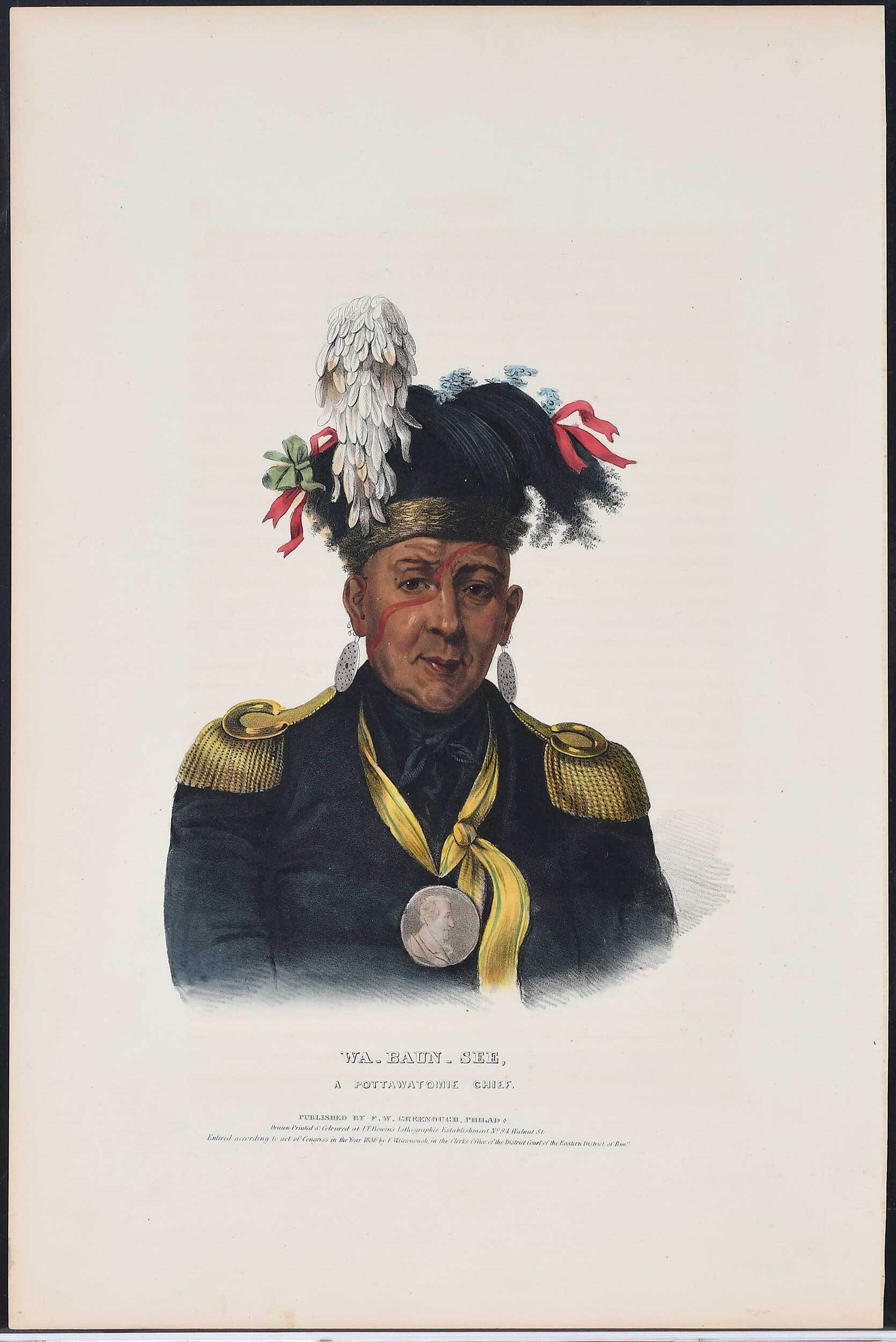 Thomas McKenney & James Hall | Four McKenney and Hall Native American ...