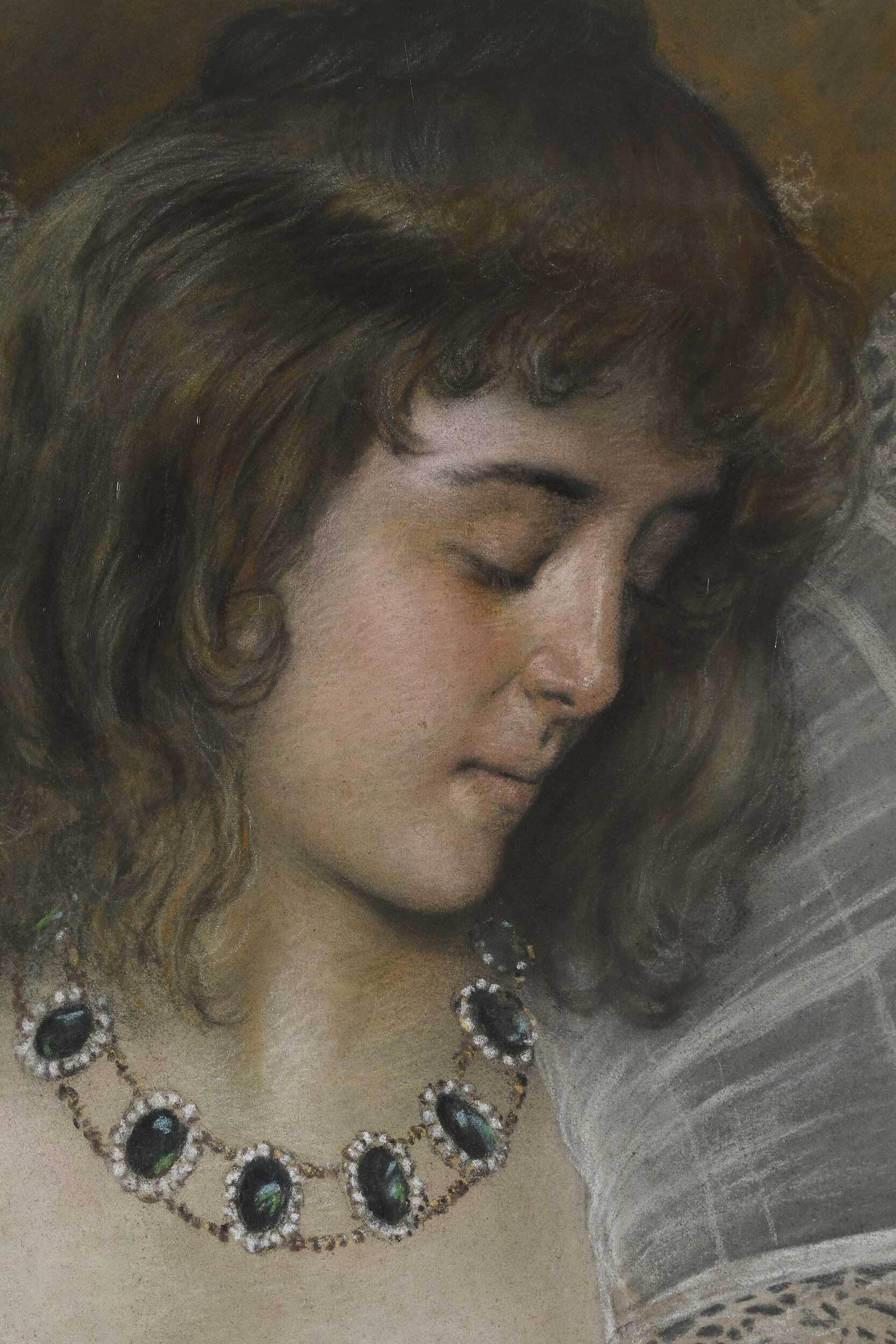 Christian Wilhelm Allers | Pre-Raphaelite Portrait of a Woman in ...