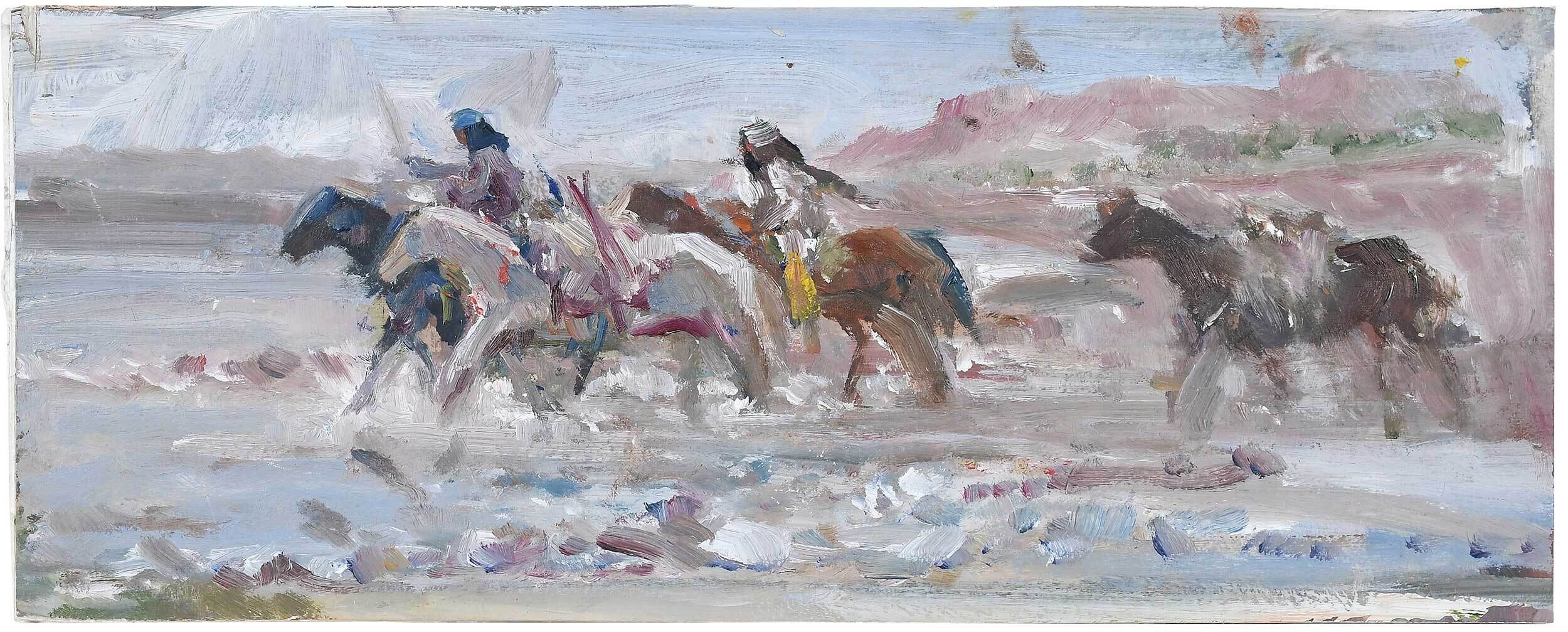 Carl Hantman | Two Southwestern Sketches | MutualArt