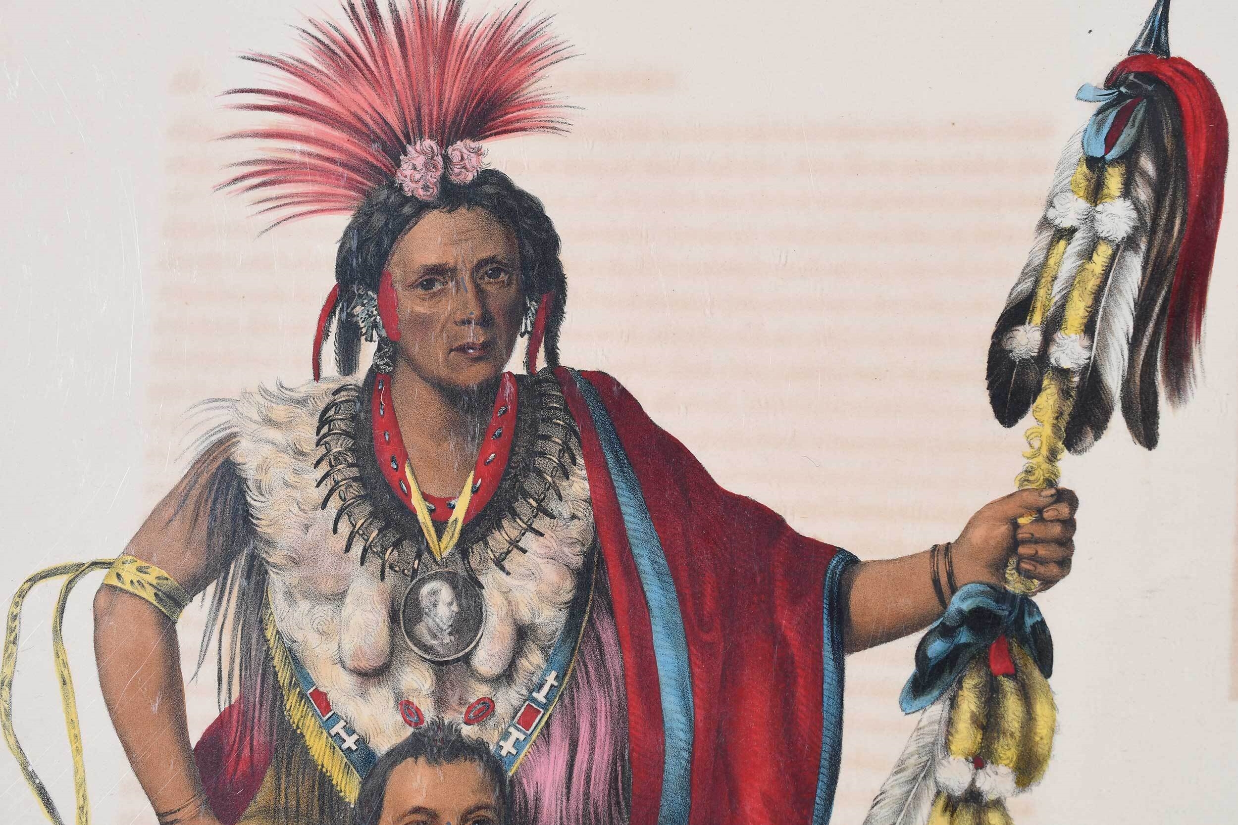 Thomas McKenney & James Hall | McKenney and Hall Native American Print ...