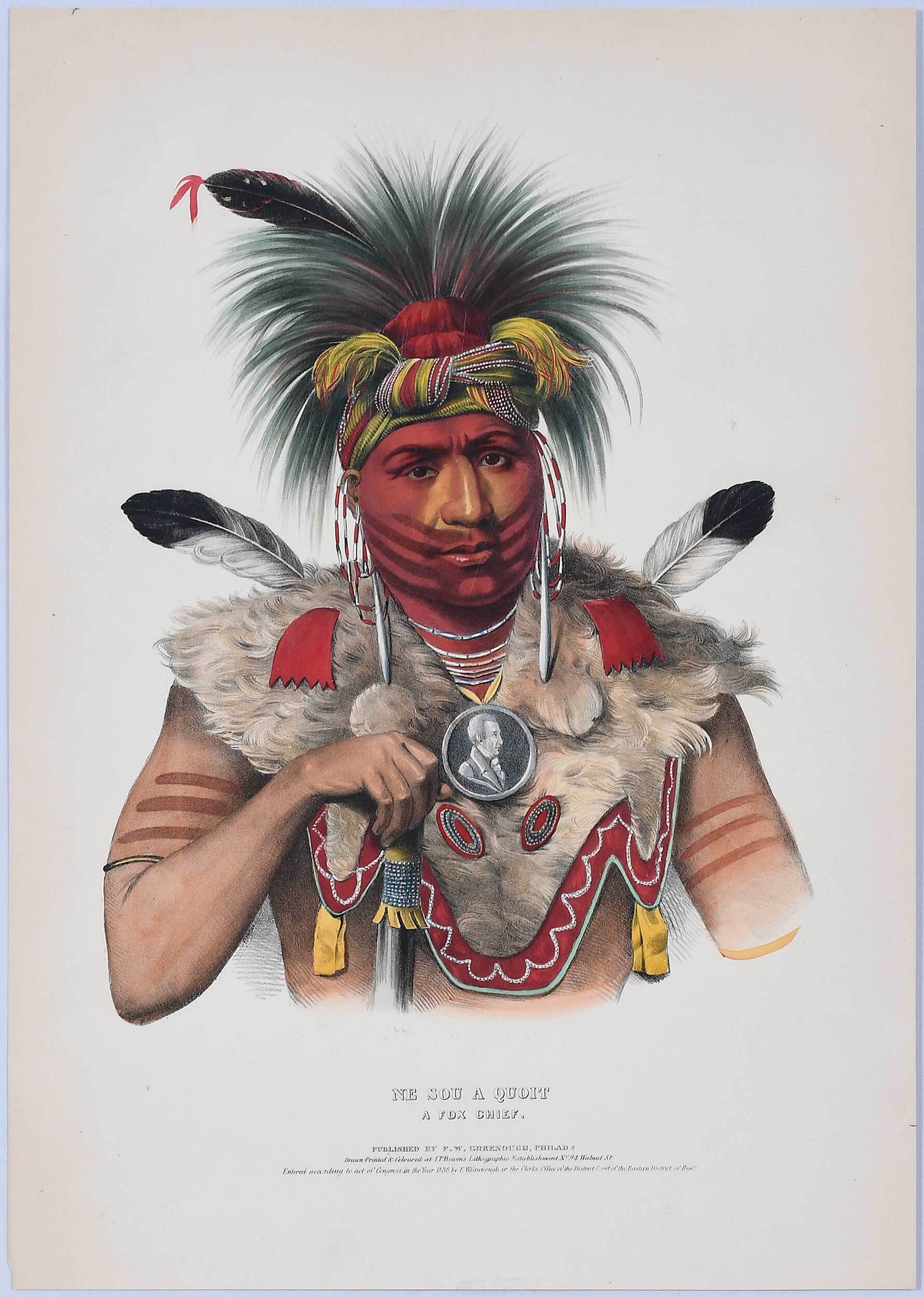 Thomas McKenney & James Hall | McKenney and Hall Native American Print ...