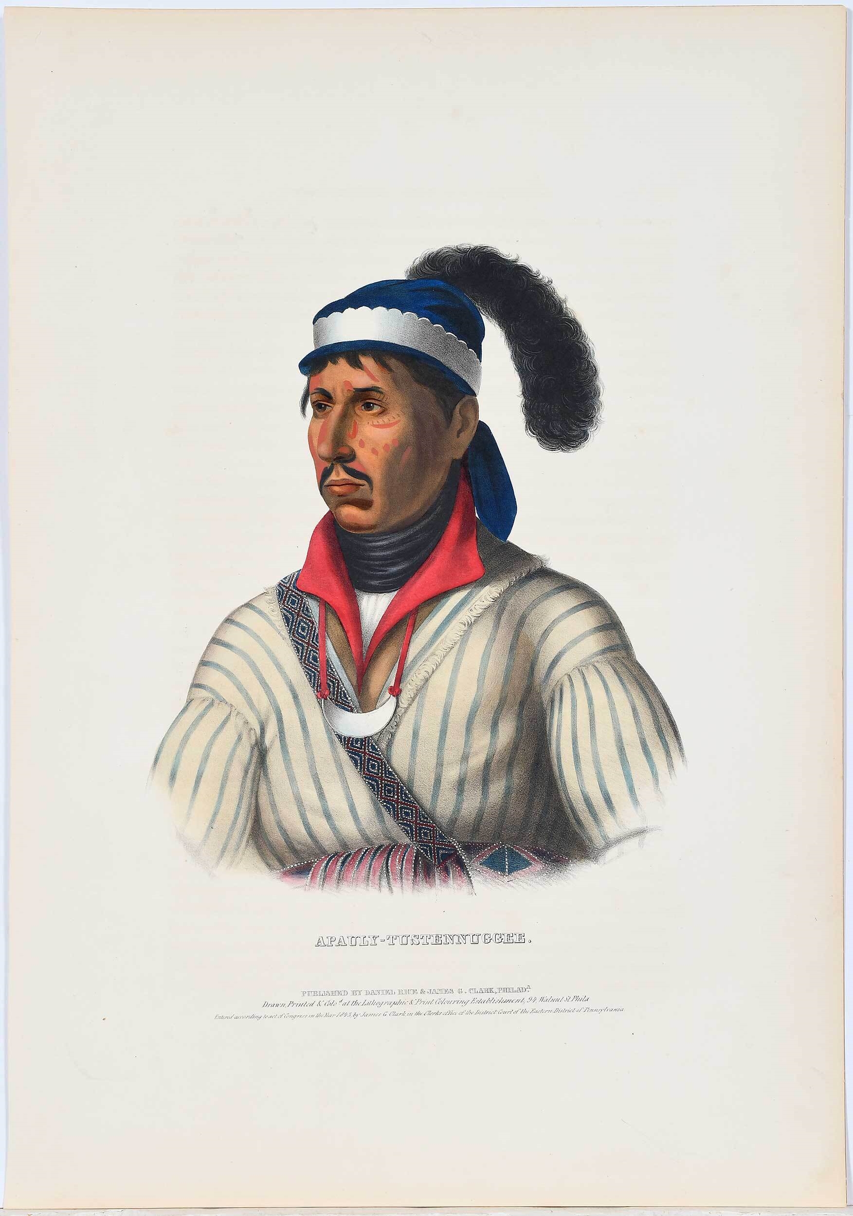 Thomas McKenney & James Hall | Six McKenney and Hall Native American ...