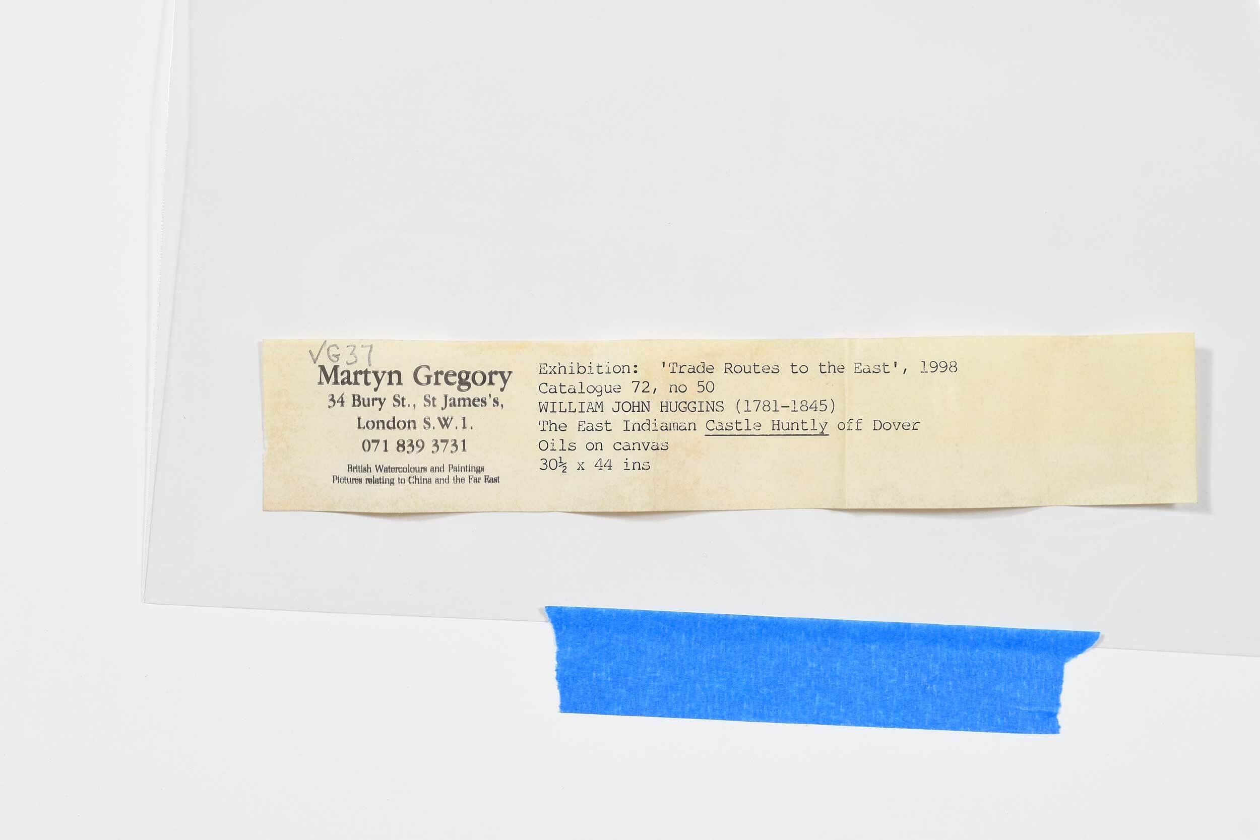 William John Huggins | Note: Exhibited: Martyn Gregory | MutualArt