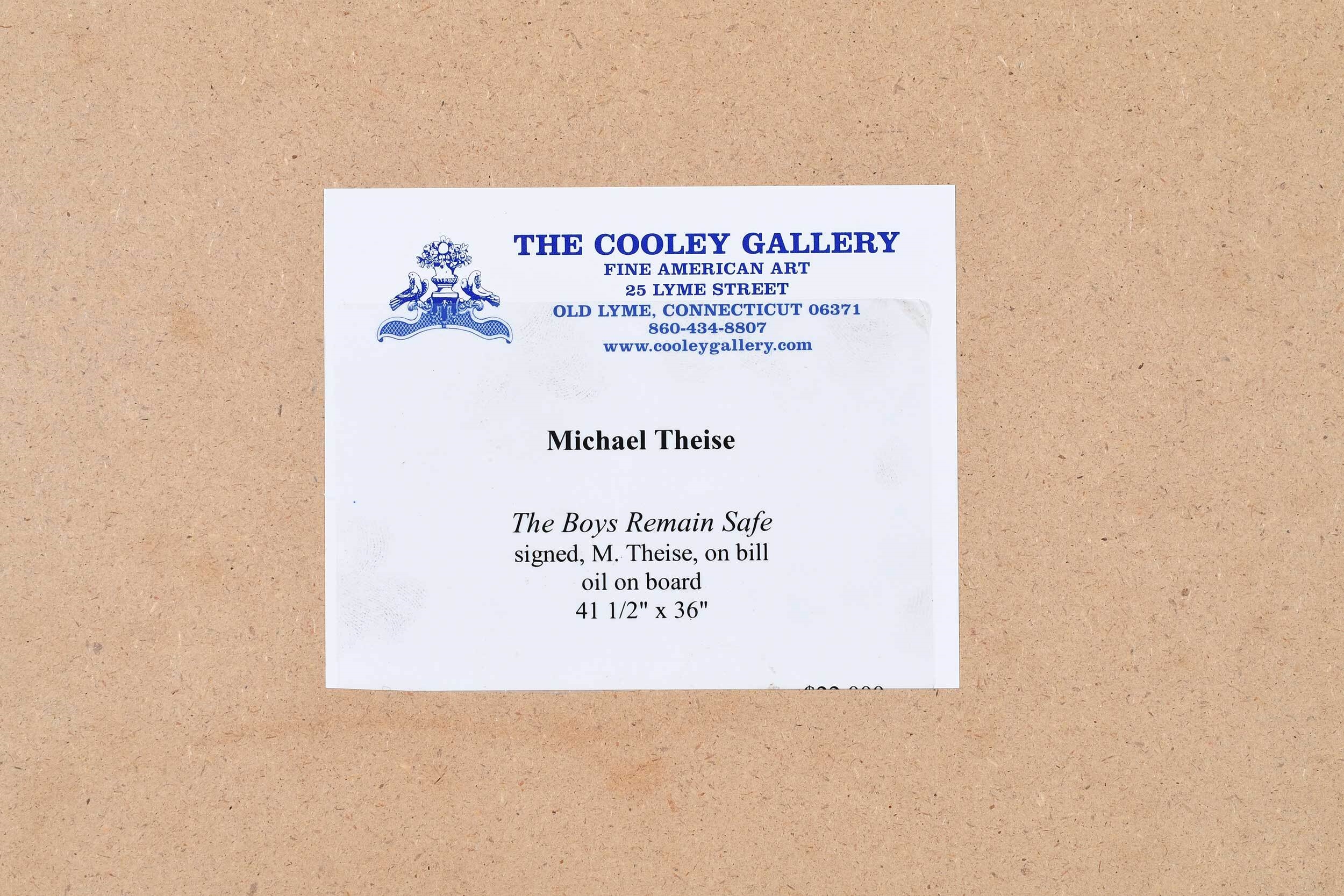 Michael Theise | The Boys are Safe | MutualArt