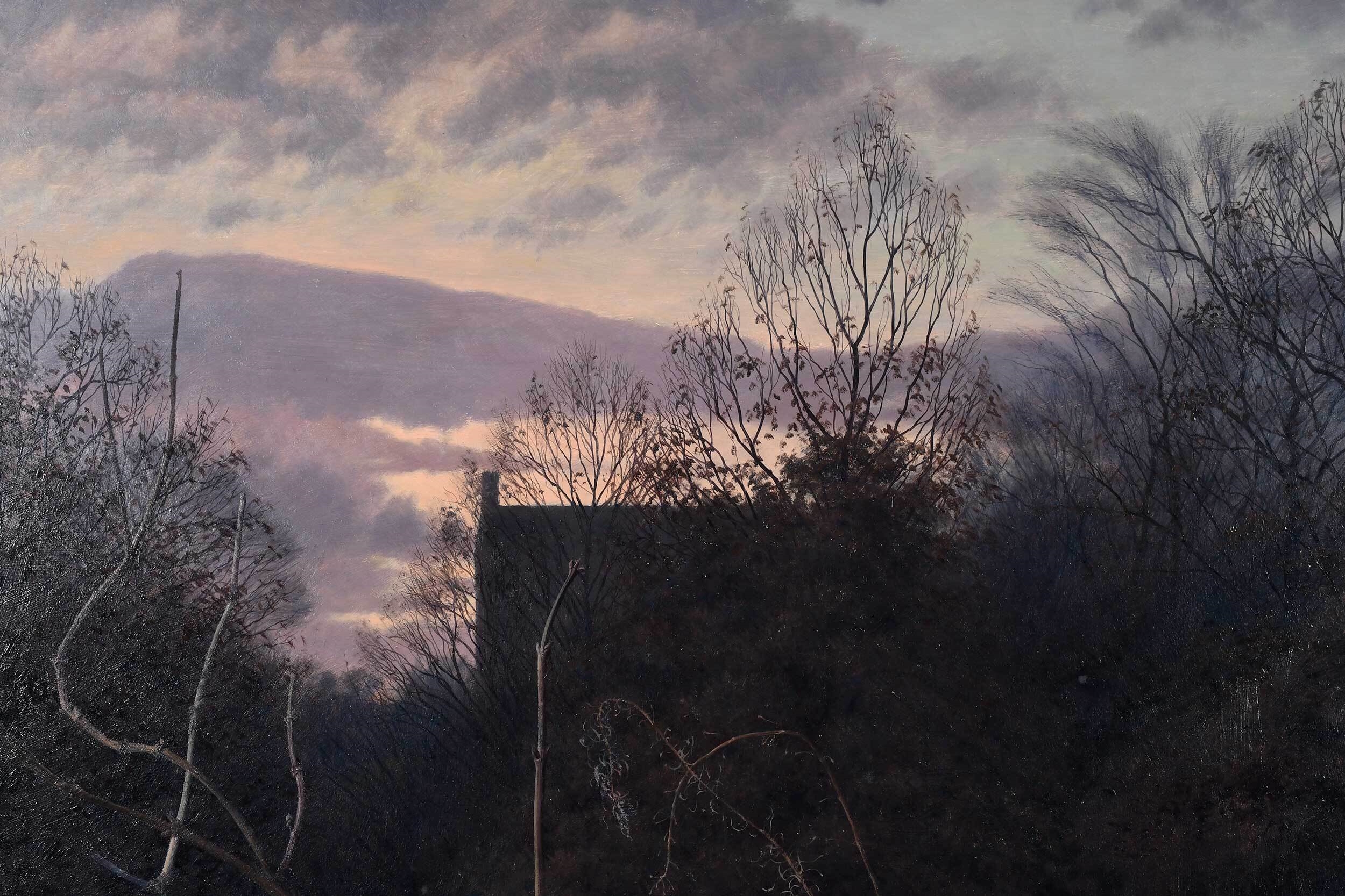 Raymond Booth | Barn Owl on a Winter Evening (1982) | MutualArt