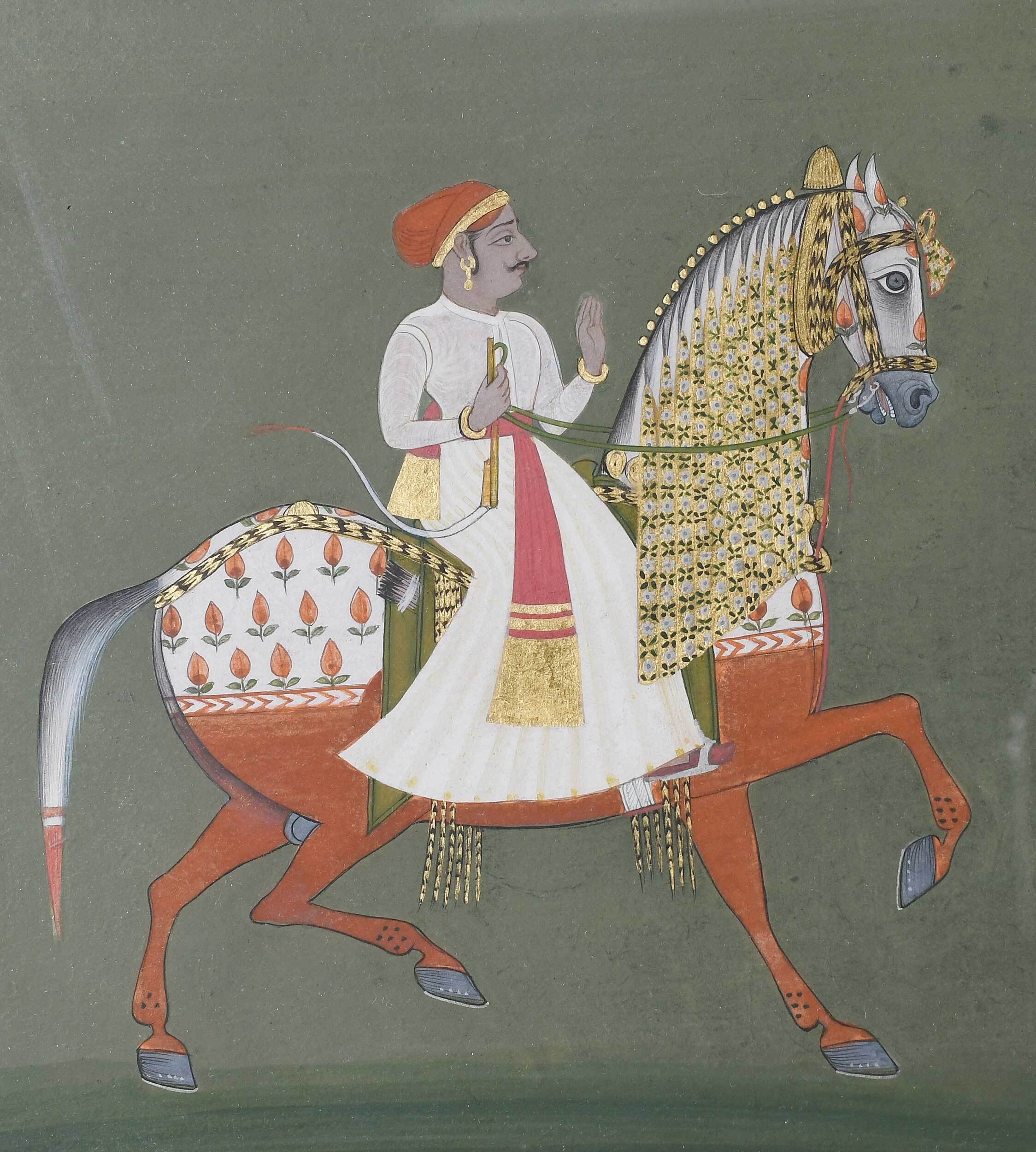 Indian School, 18th Century | Equestrian Portrait | MutualArt