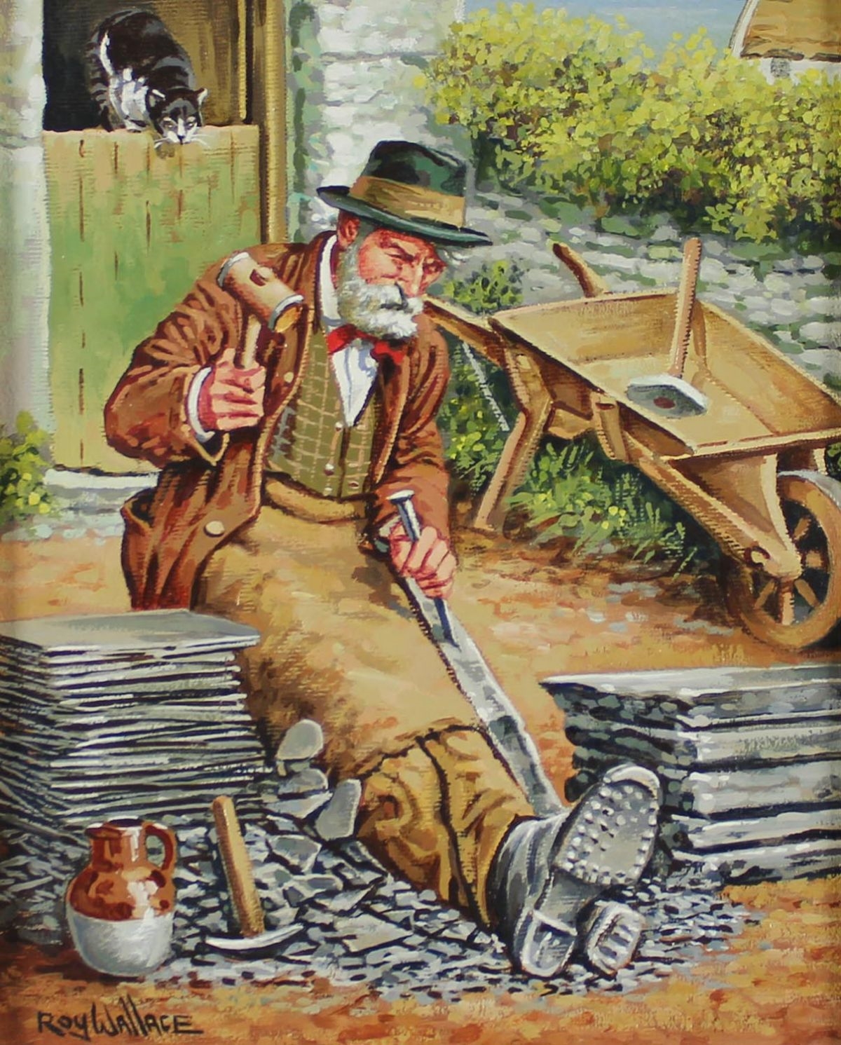 Roy Wallace | Slate Mason | MutualArt