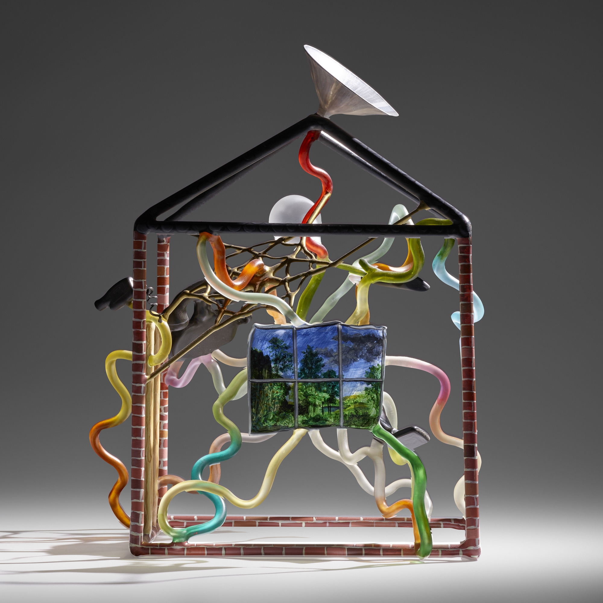 Ginny Ruffner | The Wired House (1996) | MutualArt
