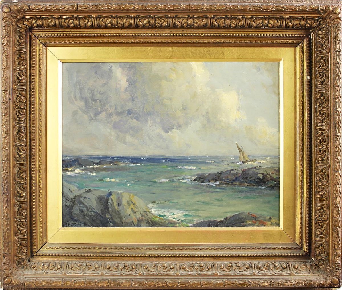 James Humbert Craig | Making For Shelter | MutualArt