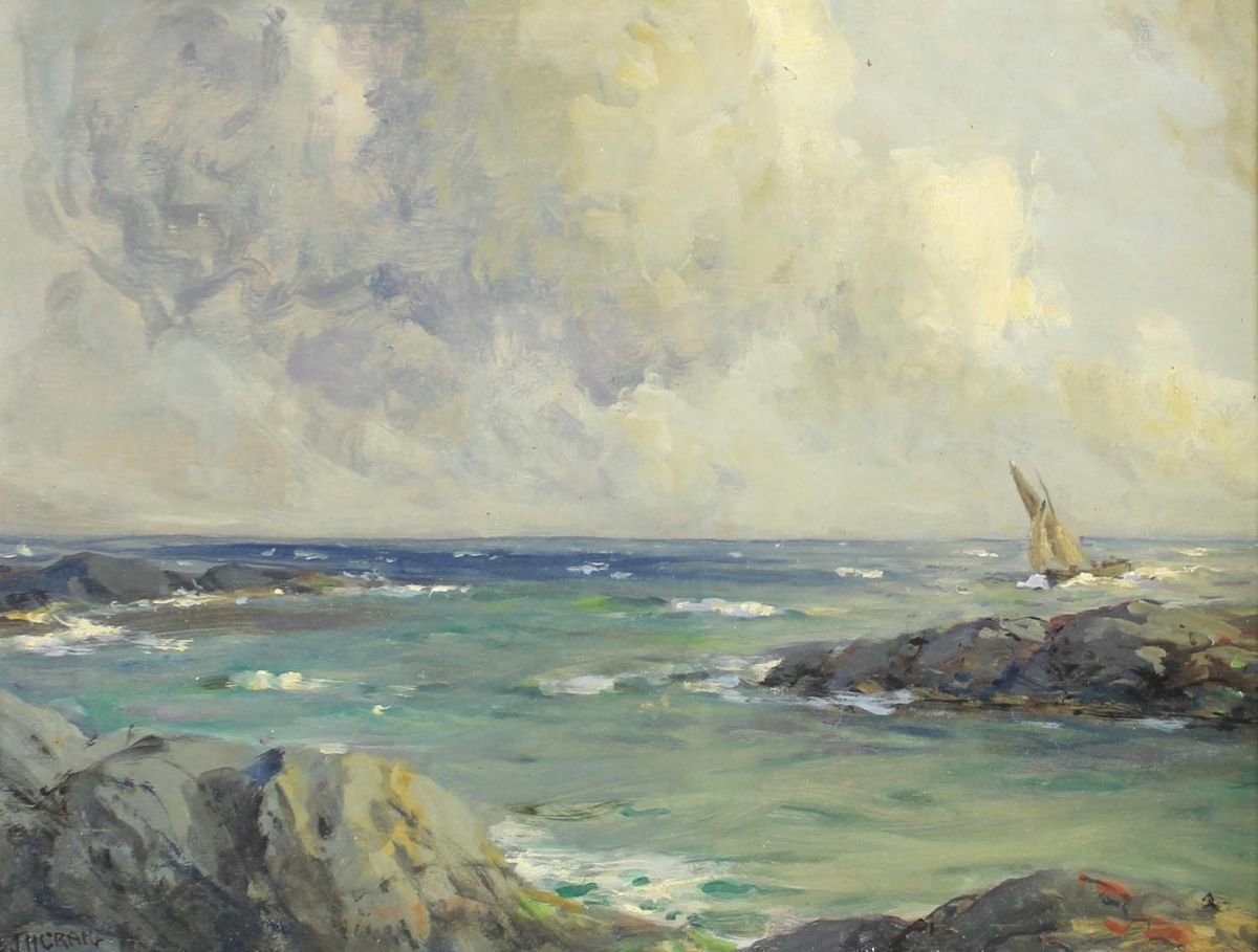 James Humbert Craig | Making For Shelter | MutualArt