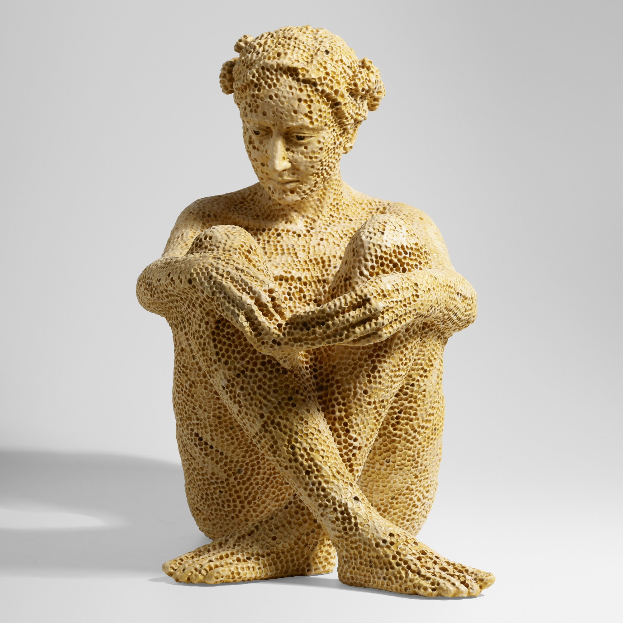 Adrian Arleo | Seated Honeycomb Woman (2007) | MutualArt