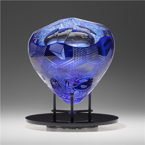 David Schwarz | ZABS 7-11-06 Blue from the Z-Axis series (2006) | MutualArt