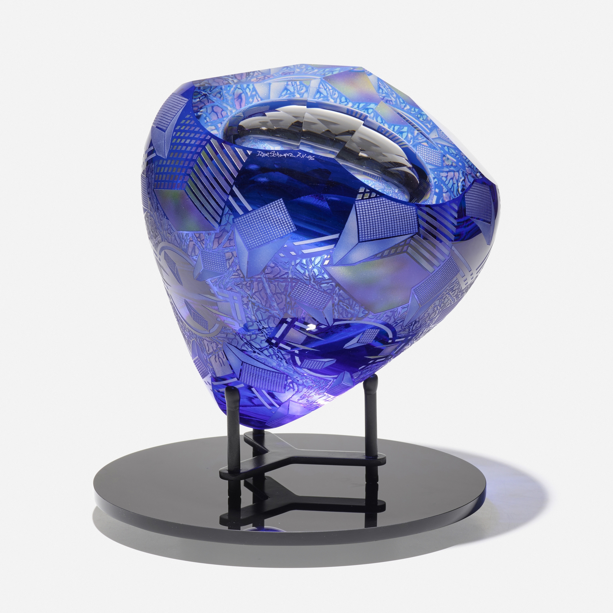 David Schwarz | ZABS 7-11-06 Blue from the Z-Axis series (2006) | MutualArt