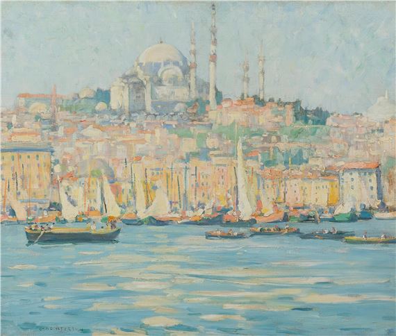 Jane Peterson | Harbor at Istanbul | MutualArt