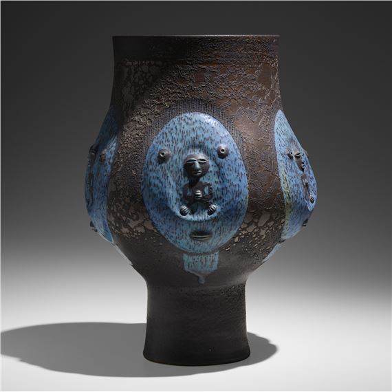 Edwin & Mary Scheier | Early and Monumental chalice form (1966) | MutualArt