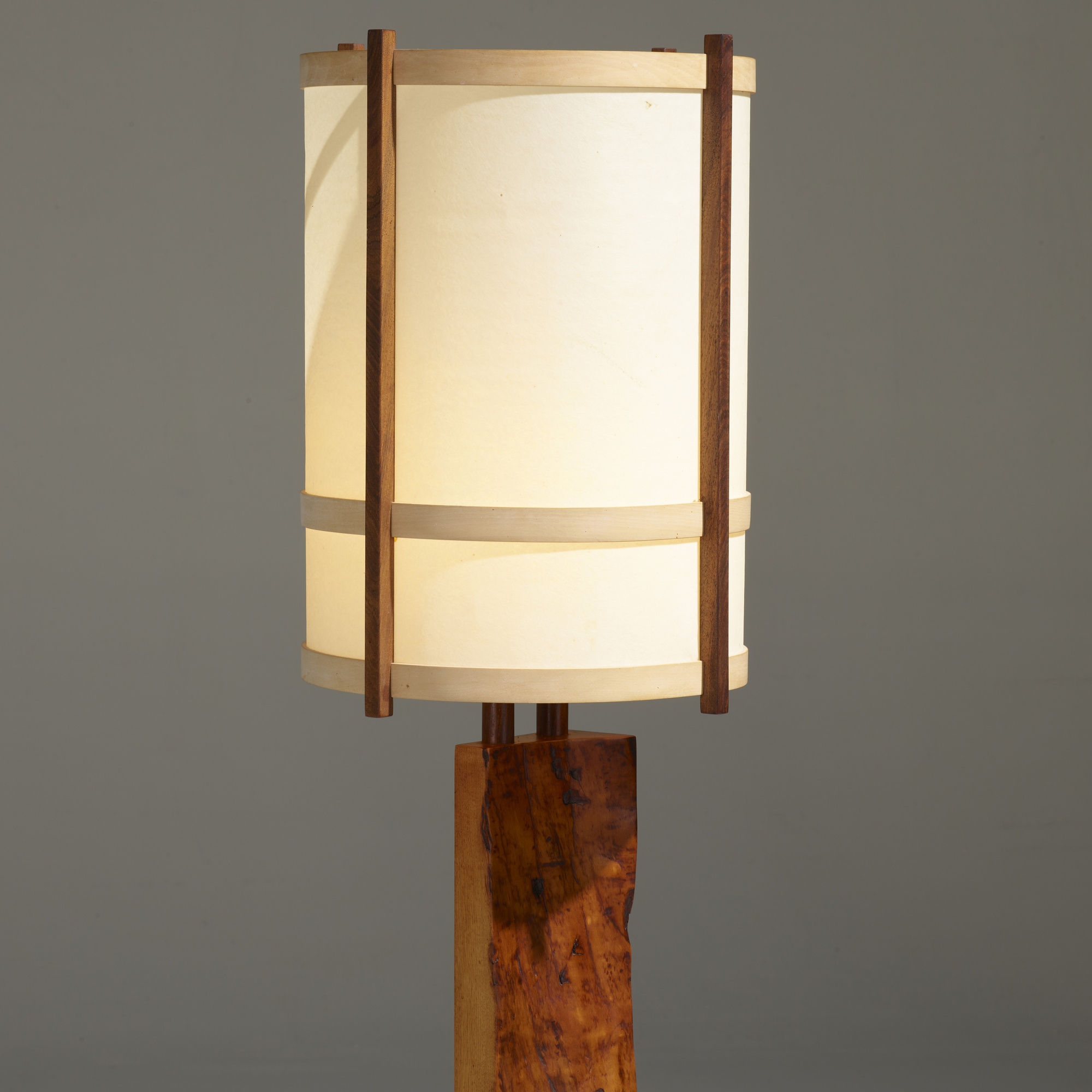 George Nakashima | Rare and Exceptional floor lamp (1961) | MutualArt