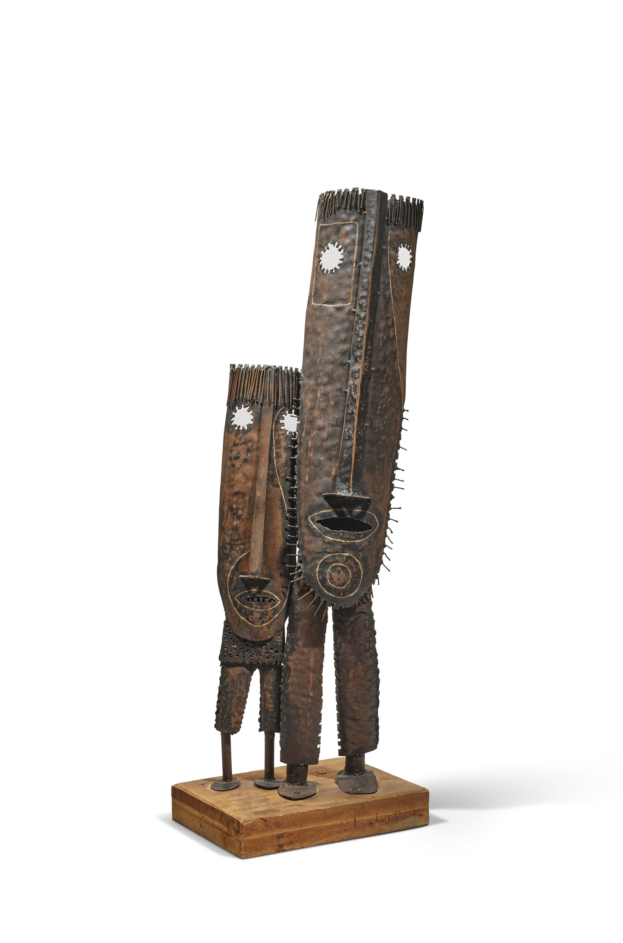 Jean Dunand | Deux personnages (1952 - 1956) | MutualArt