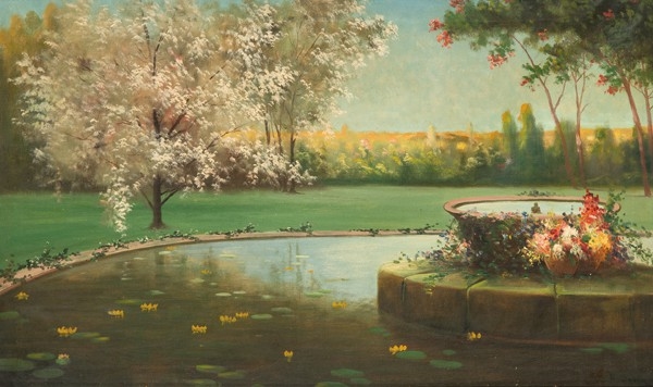 Enrique Serra y Auque | Garden and ornamental fountain | MutualArt