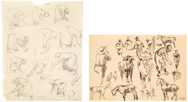 Pablo Uranga | Studies of people and animals | MutualArt