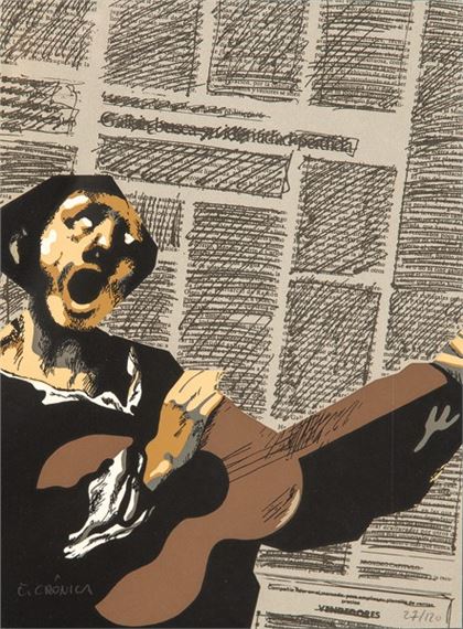 Manolo Valdés | 2 Works: The Guitarist & Two Portraits (The Crime of ...