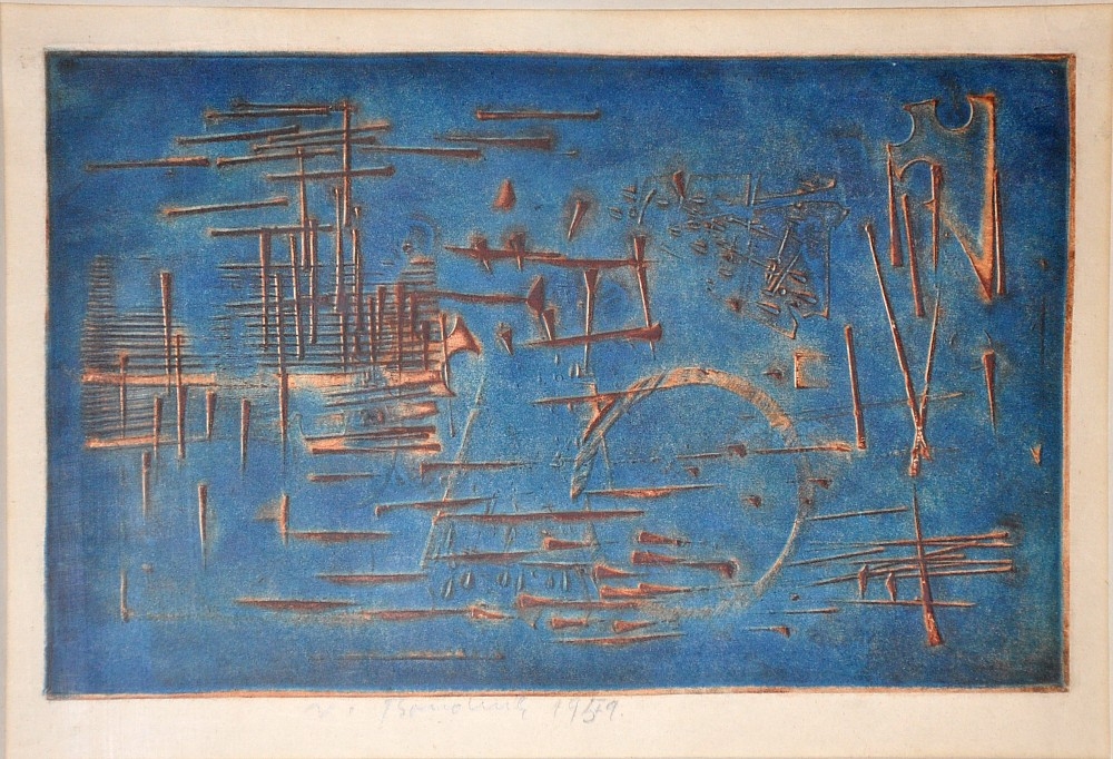 Vladimír Boudnik | Stopy materiálu (1959) | MutualArt