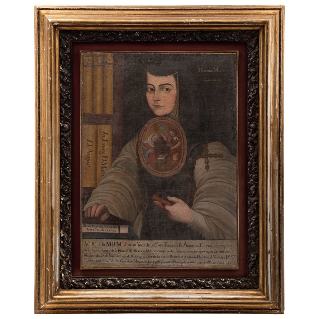 Josephus Chaves | RETRATO DE SOR JUANA INÉS DE LA CRUZ | MutualArt