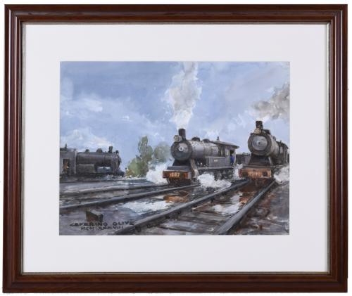 Ceferino Olivé | TRAINS (1988) | MutualArt