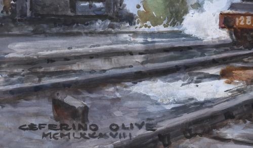 Ceferino Olivé | TRAINS (1988) | MutualArt