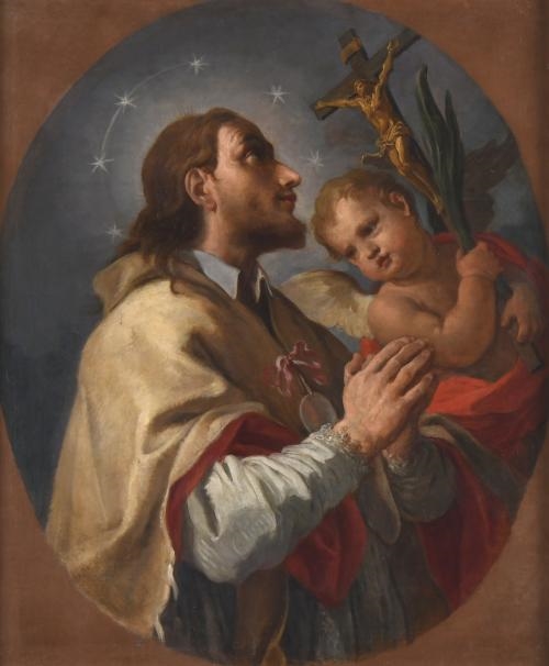 Italian School, 19th Century | HOLY MAN PRAYING | MutualArt