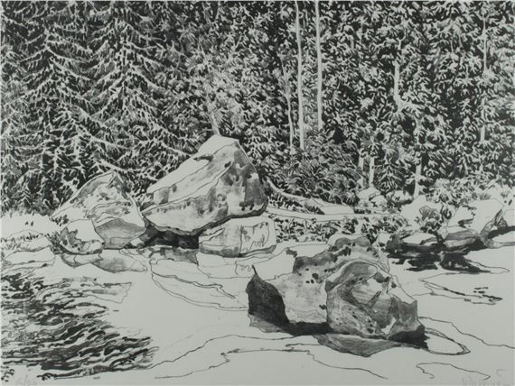 Neil Welliver | CEDAR WATER POOL | MutualArt