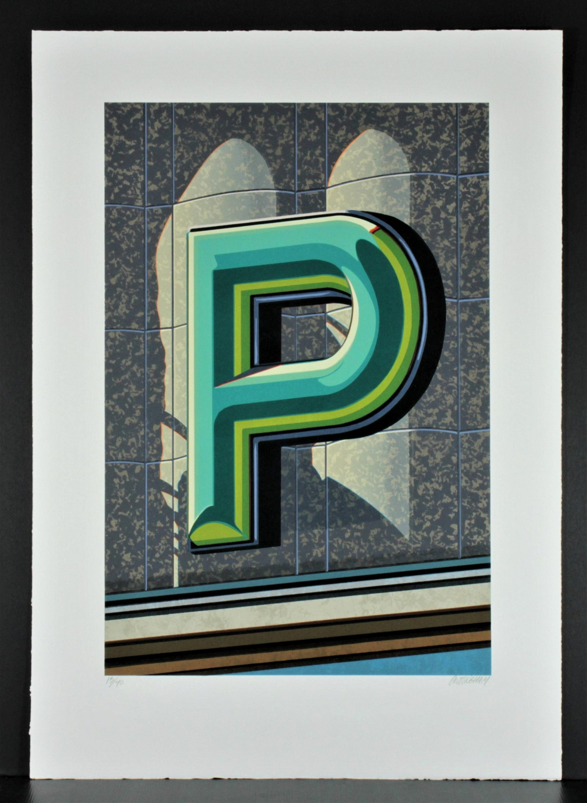 Robert Cottingham | Letter P | MutualArt