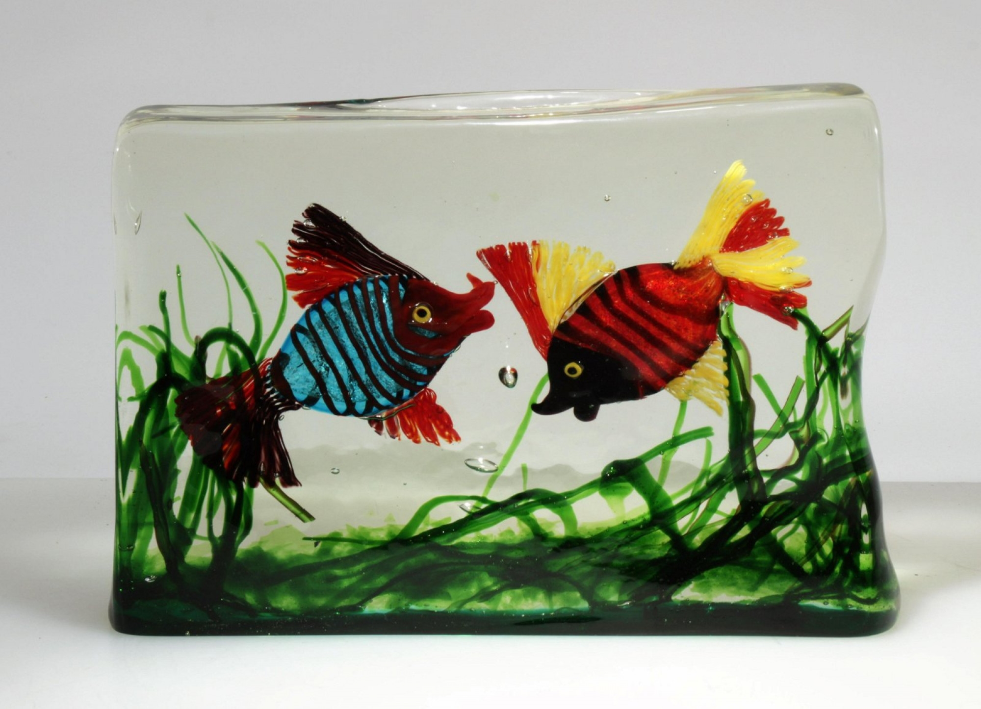 Alfredo Barbini | GLASS FISH RELIEFS | MutualArt