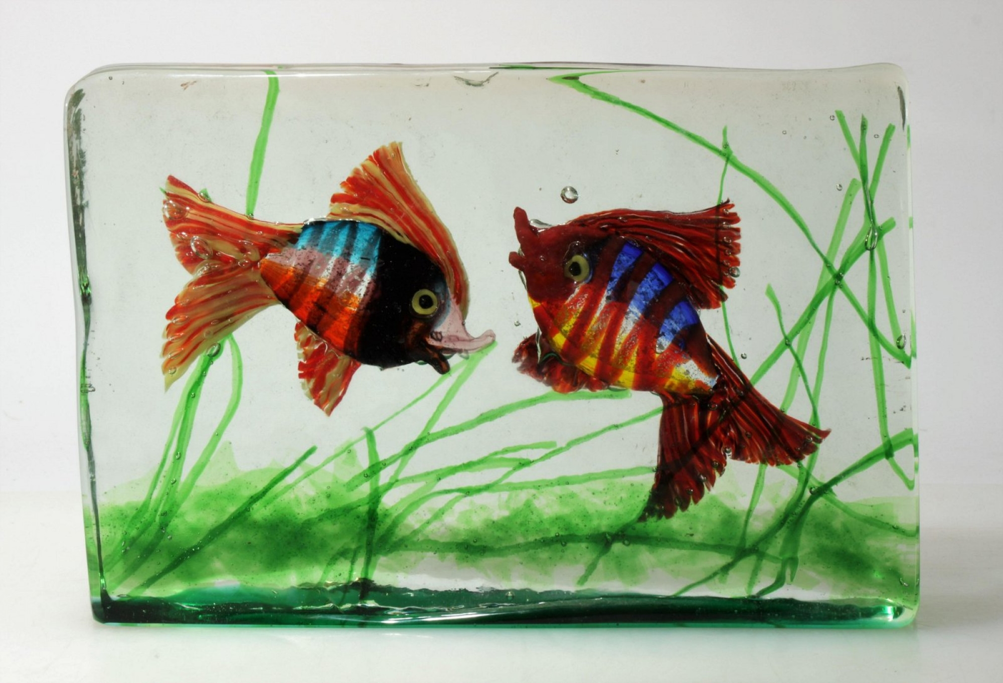 Alfredo Barbini | GLASS FISH RELIEFS | MutualArt