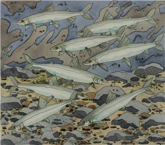 Neil Welliver | Synthetic Blue - St. John (2000) | MutualArt