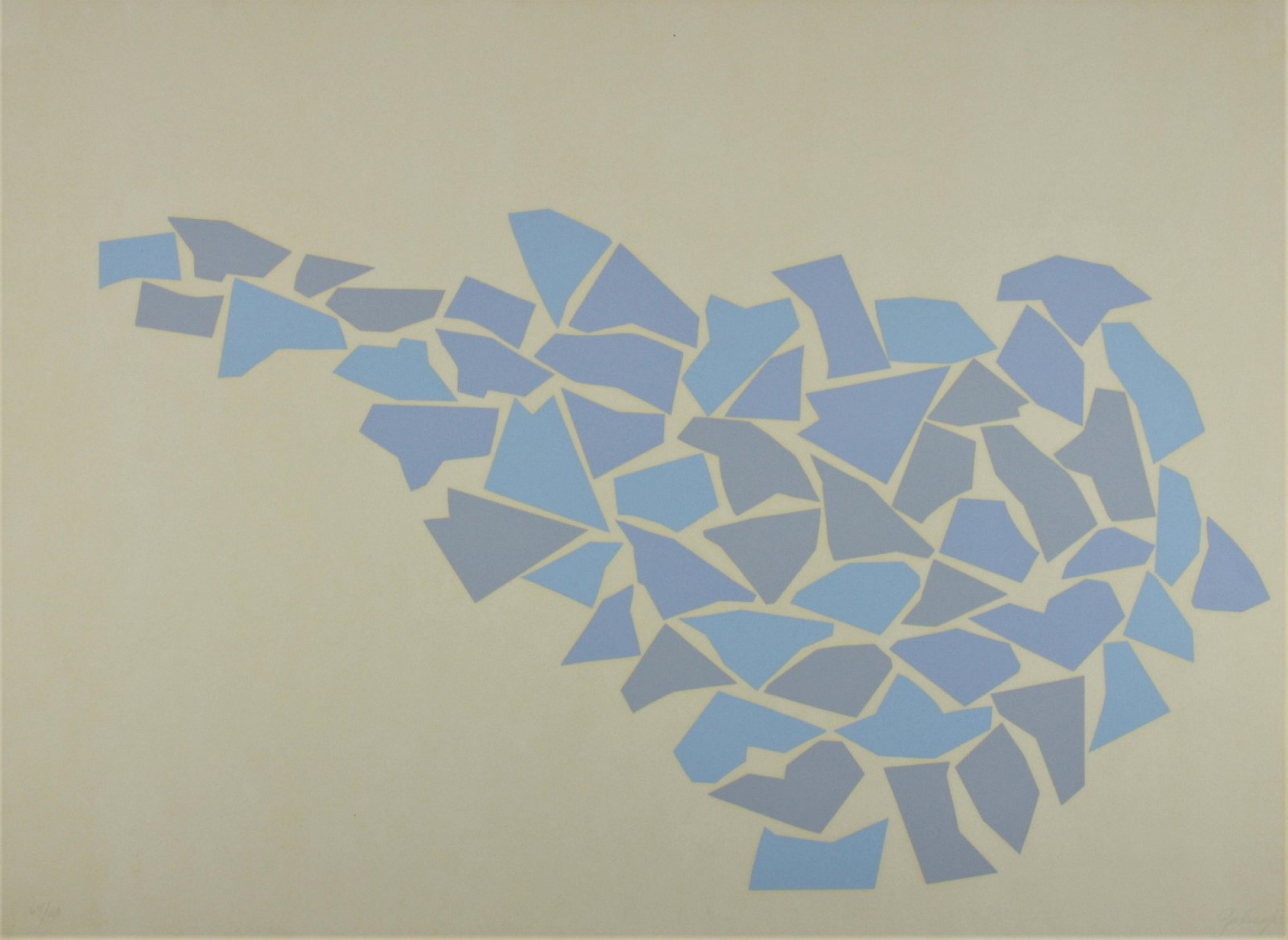 Robert Goodnough | UNTITLED BLUE (1967) | MutualArt