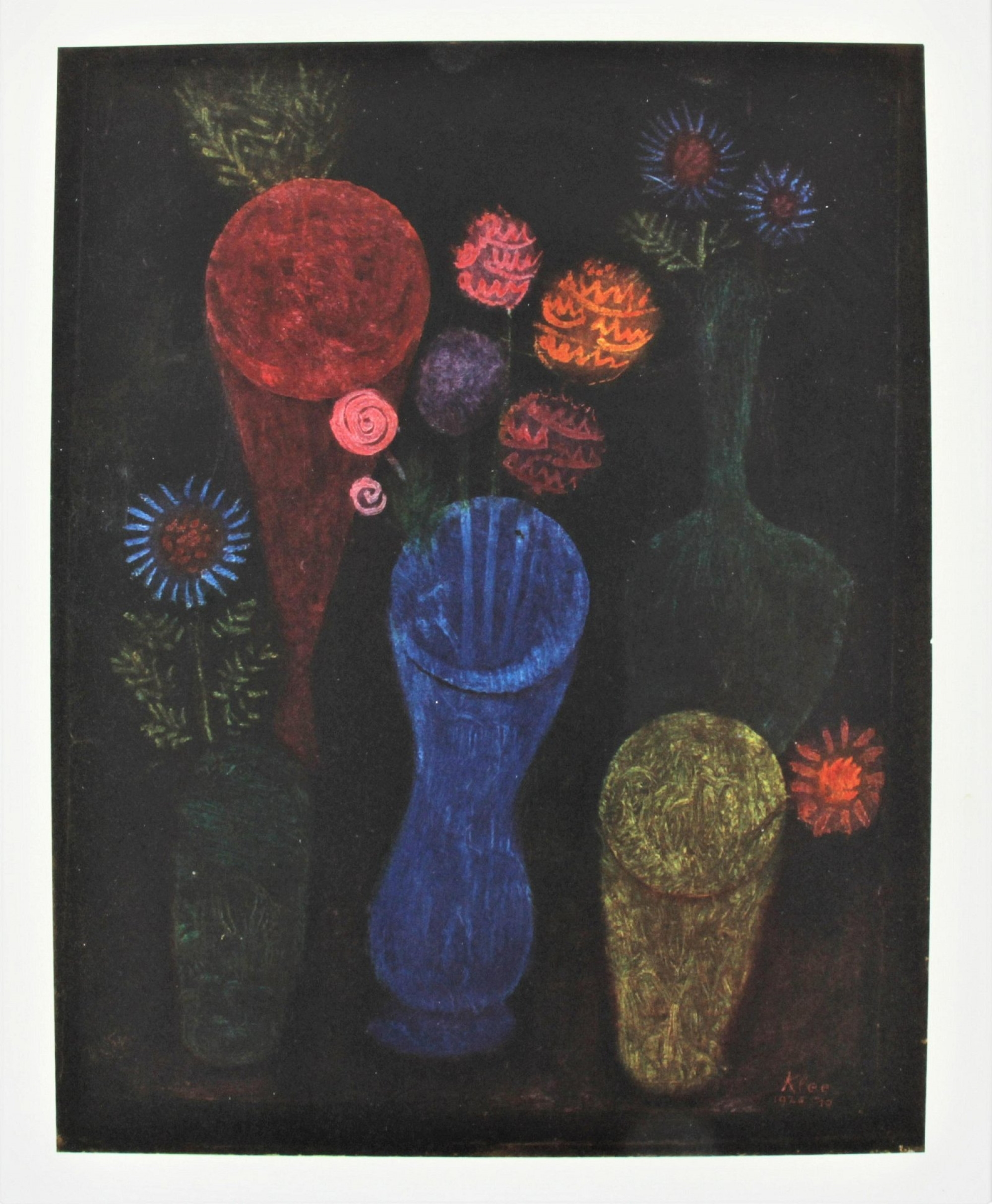 Paul Klee | Flowers in Vases (Fleurs dans les Verres) ,Before the Snows ...