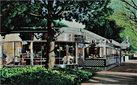 John Baeder | FOG CITY DINER | MutualArt