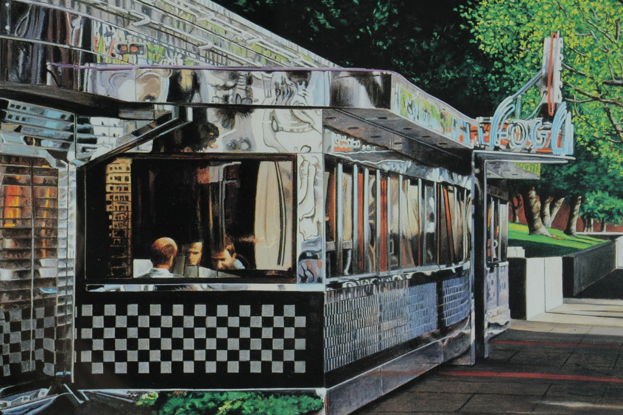 John Baeder | FOG CITY DINER | MutualArt