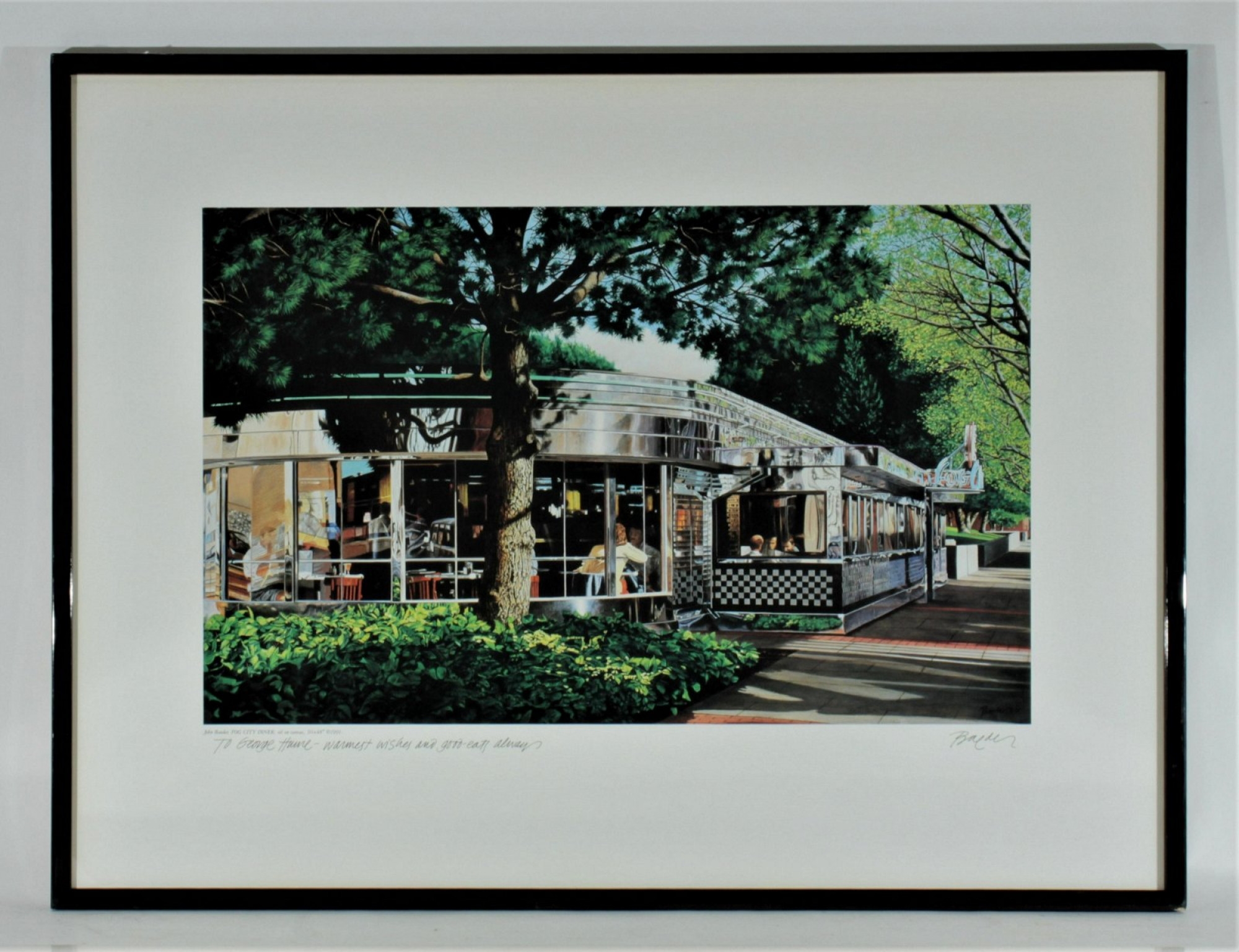 John Baeder | FOG CITY DINER | MutualArt
