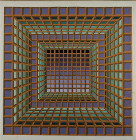 Victor Vasarely | OP ART SQUARES | MutualArt