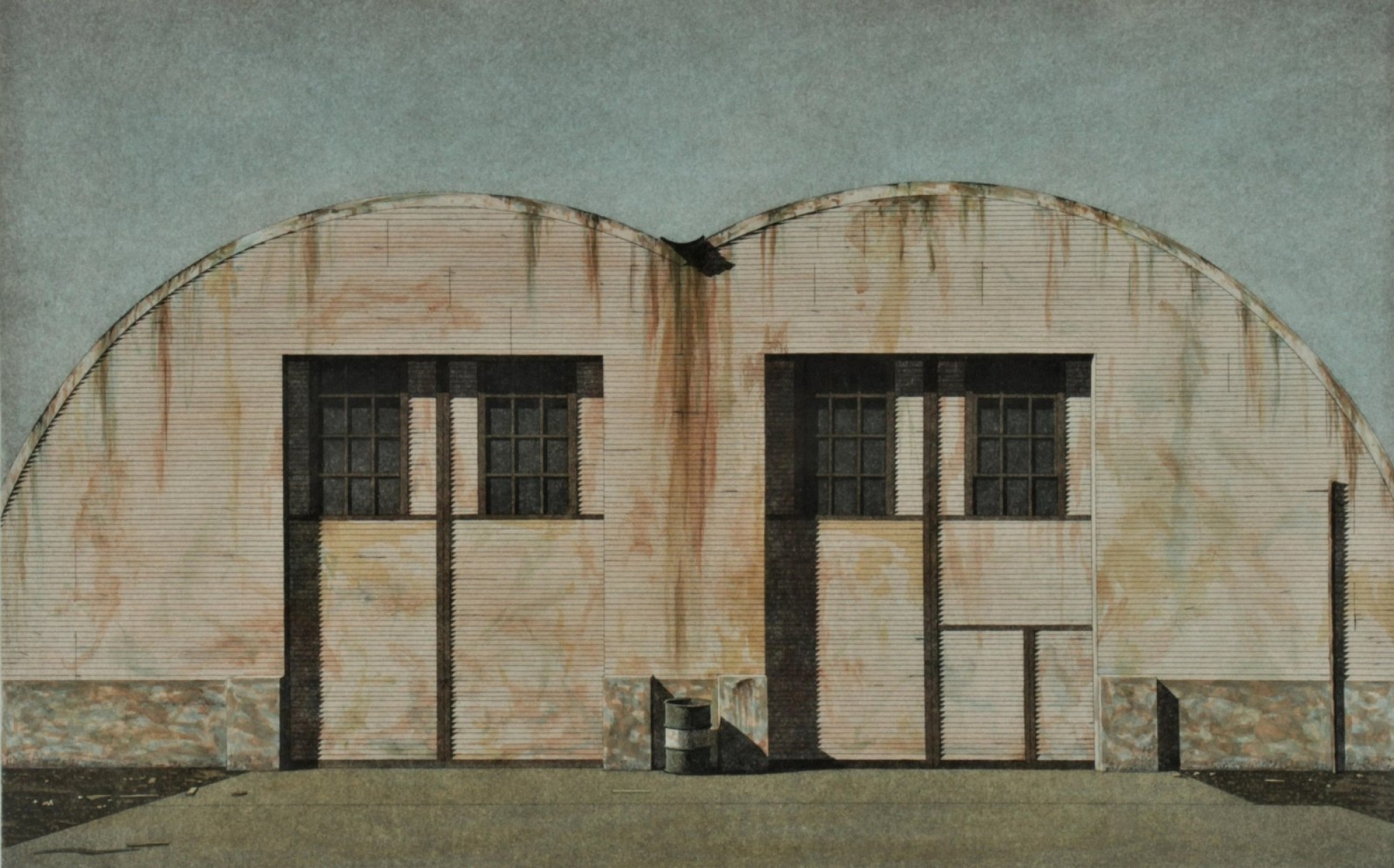 James Torlakson | Siamese Quonsets | MutualArt