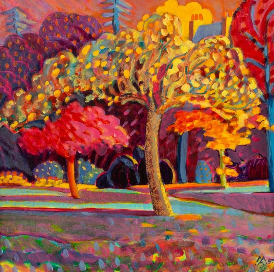 Malcolm Ashman | Yellow Tree (97) | MutualArt