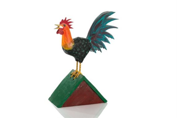 WILLIAM ROACH | Rooster on Rooftop | MutualArt