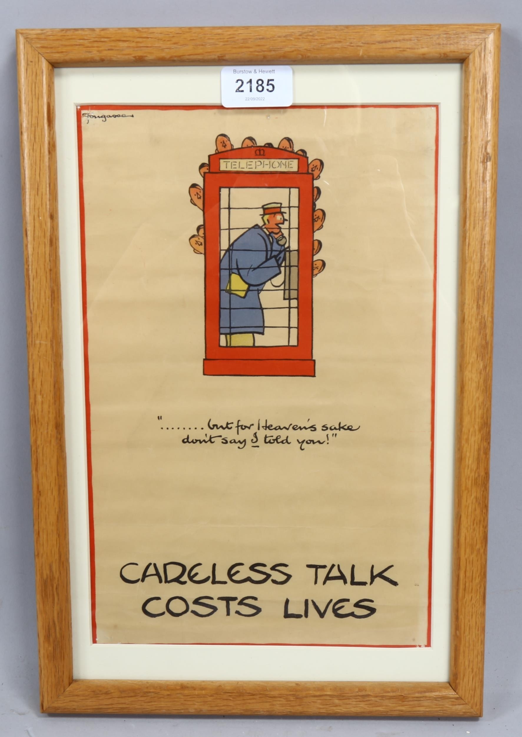 Cyril Kenneth Bird Fougasse | Careless Talk Costs Lives | MutualArt