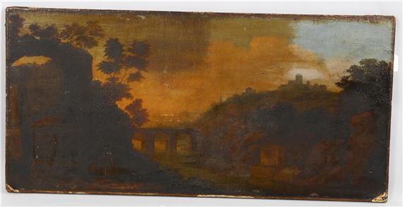 Richard Wilson | figure in Classical landscape | MutualArt